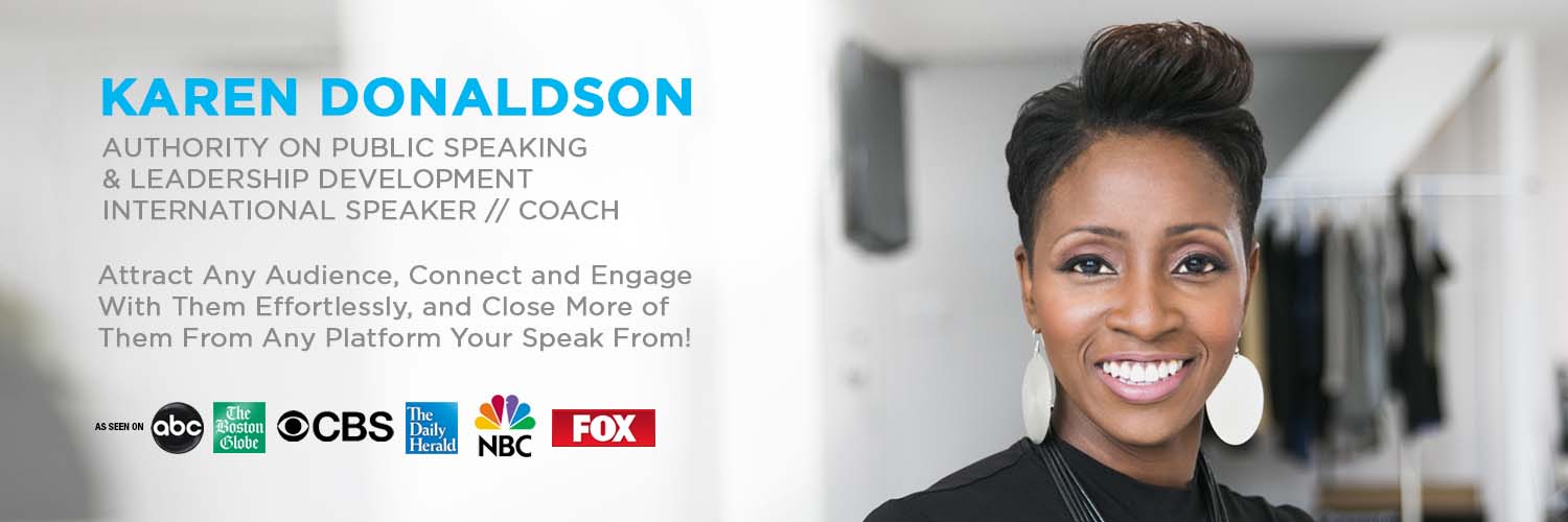 MEET KAREN - SPEAK & GET BOOKED